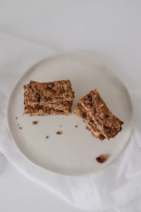 Chewy Cranberry & Chocolate Slice | The Style Aesthetic